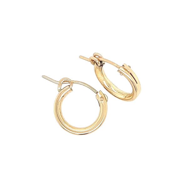 Classic Small Euro Hoops (15mm)